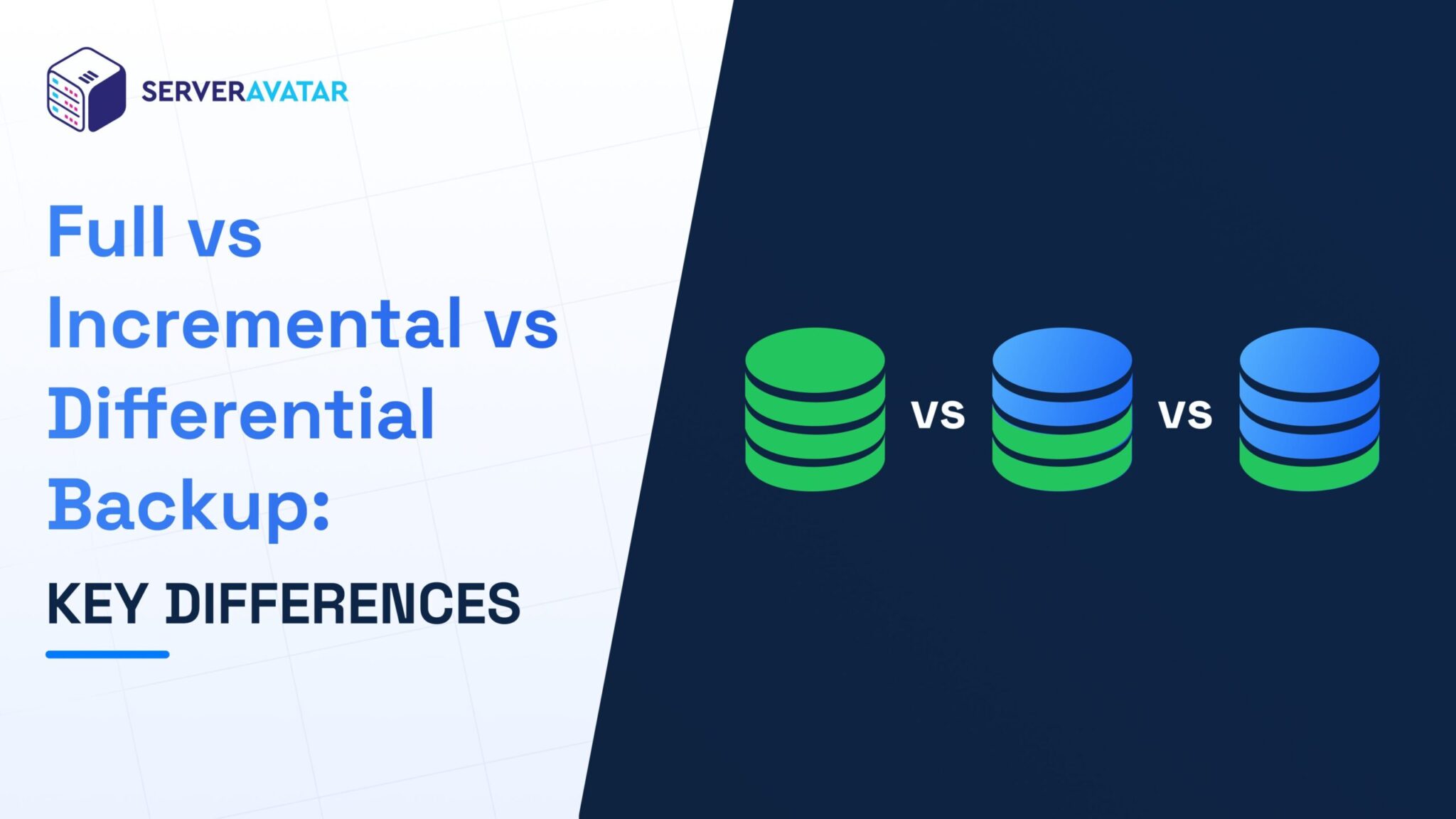 Full vs Incremental vs Differential Backup: Key Differences