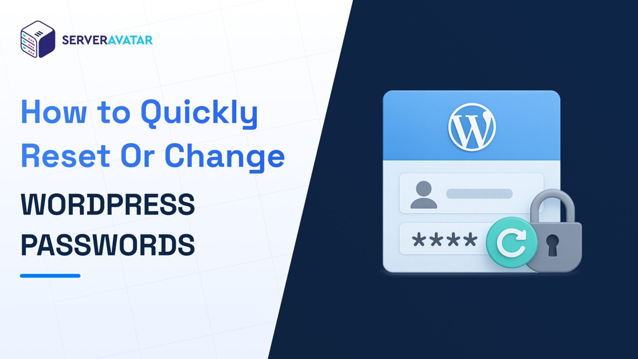 How to Quickly Reset Or Change WordPress Passwords