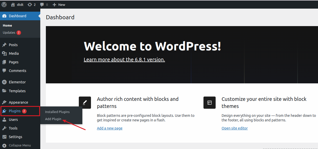 Install Redis Object Cache Plugin into WordPress