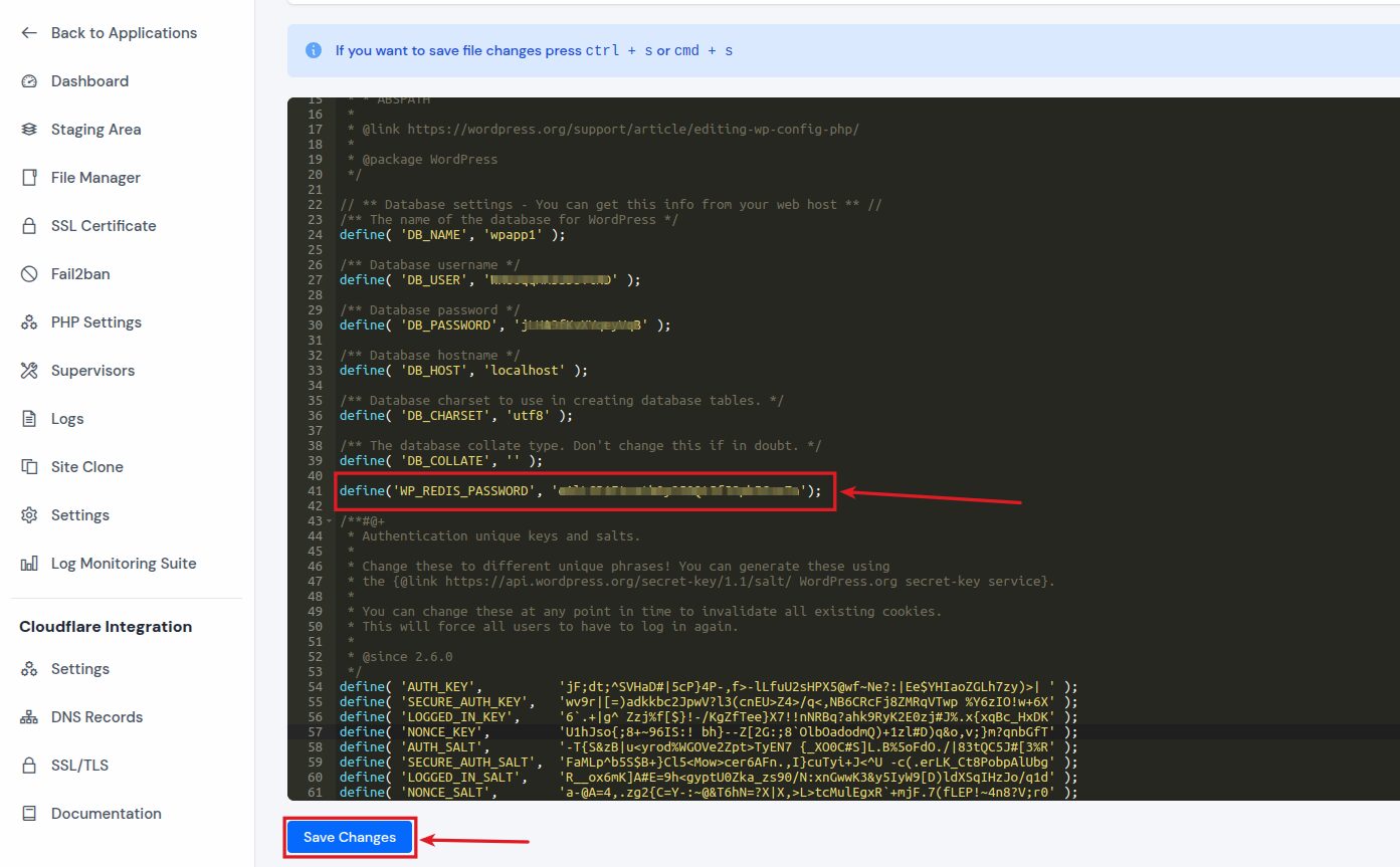 Install Redis Object Cache Plugin into WordPress