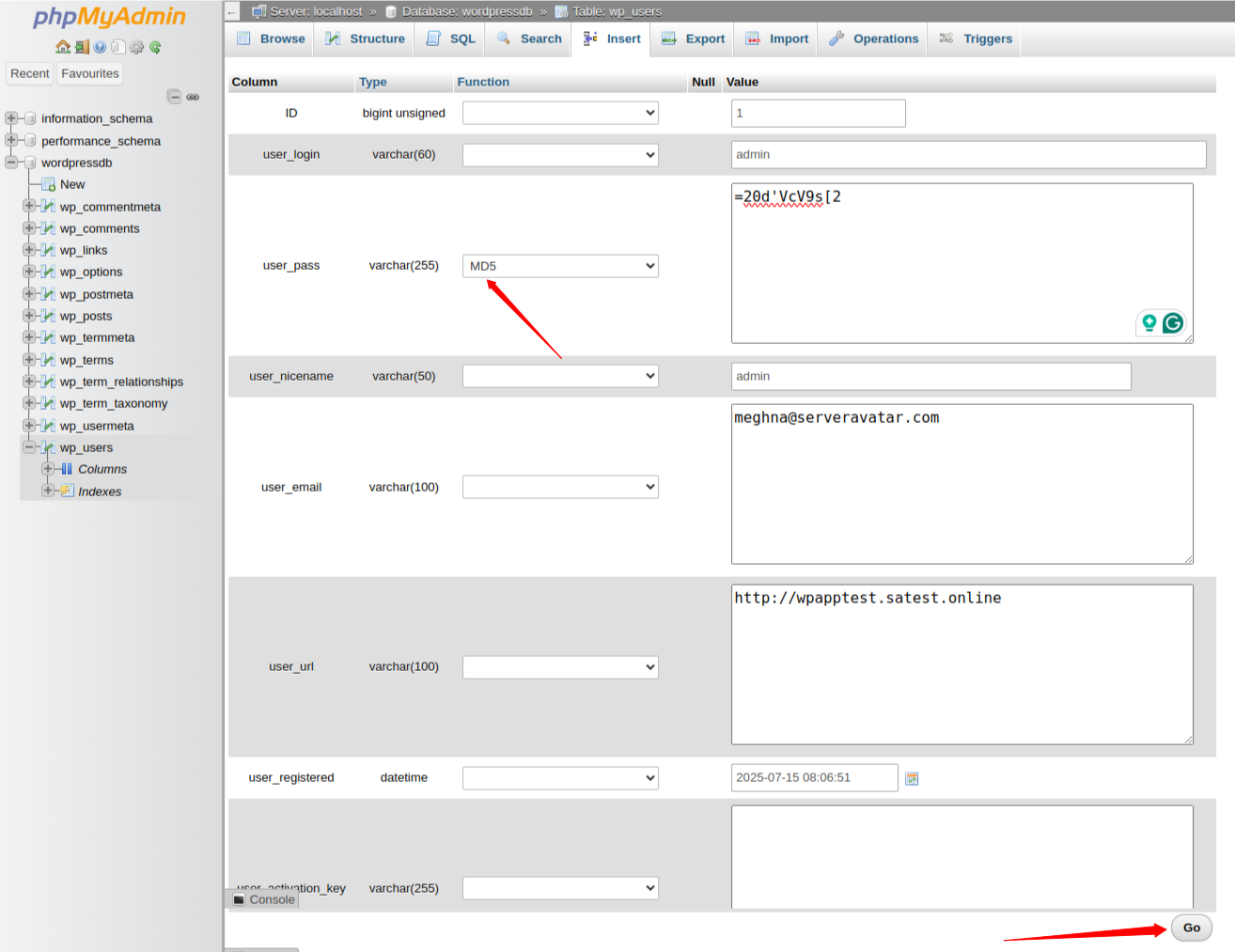 How to Change WordPress Admin Password via Database