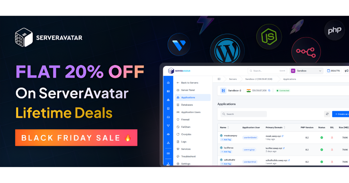 Lifetime Deal Pricing | ServerAvatar